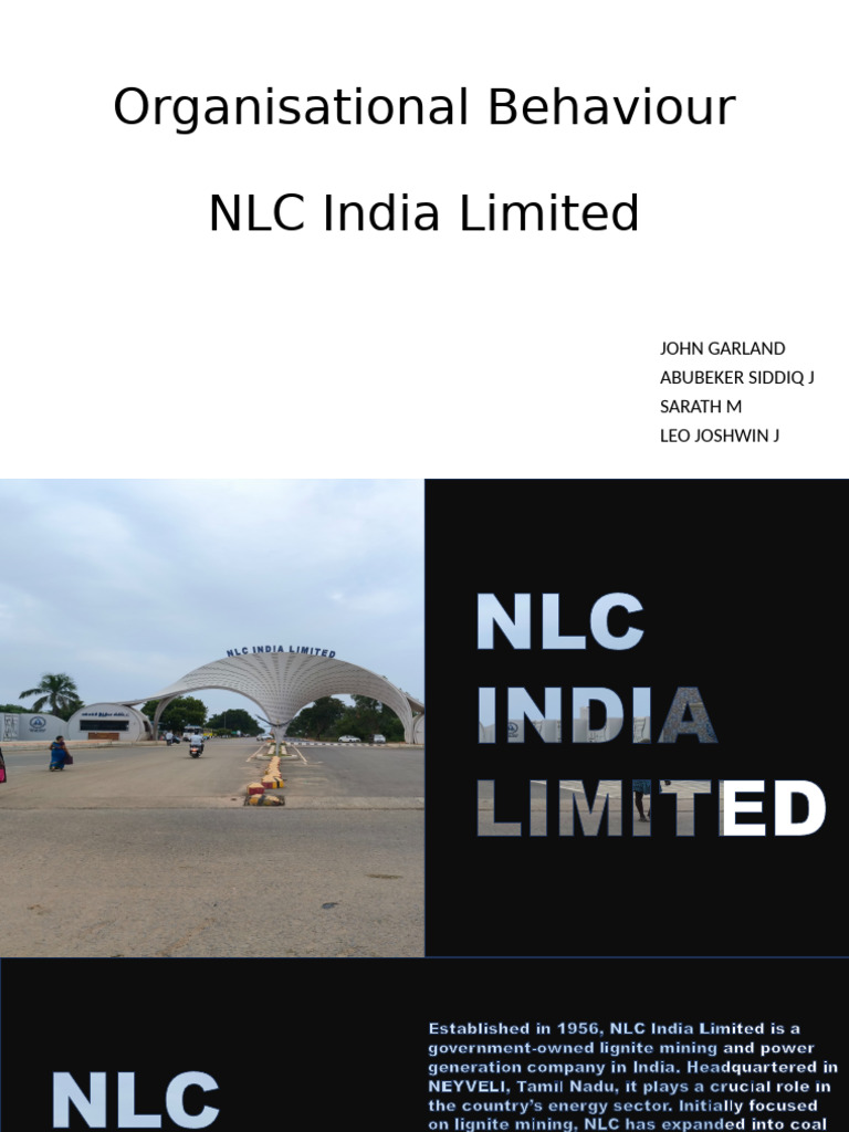 Organisational Behaviour NLCIL | PDF | Employment | Corporate Social ...