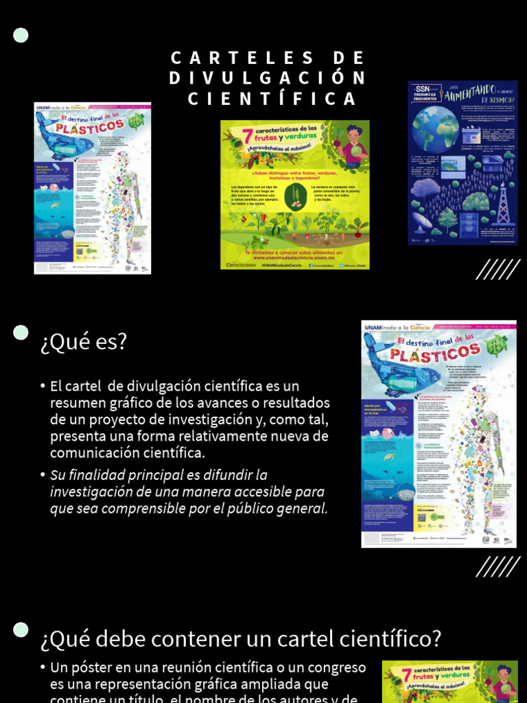 Carteles de Divulgacion Cientifica | PDF