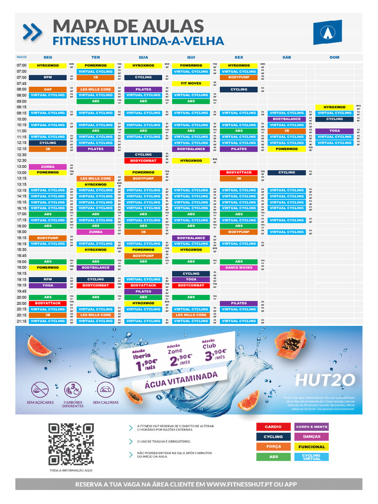 Mapa Aulas Janeiro - Linda a Velha | PDF