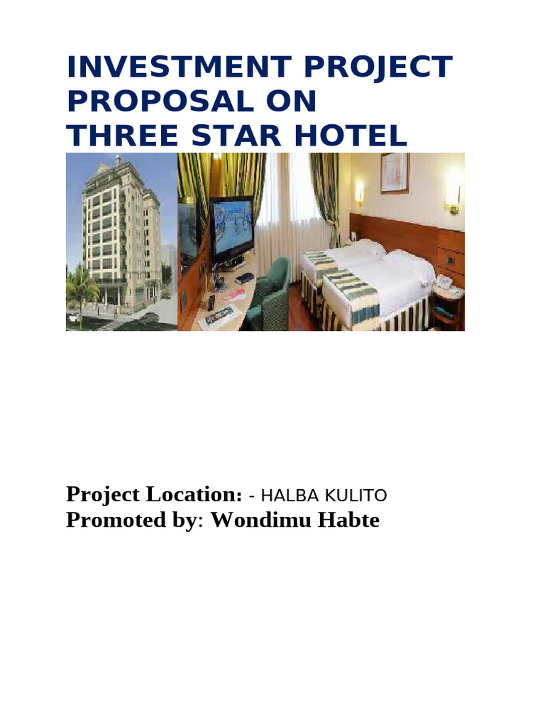 Halaba Kulito 3-Star Hotel Proposal | PDF | Tourism | Hotel