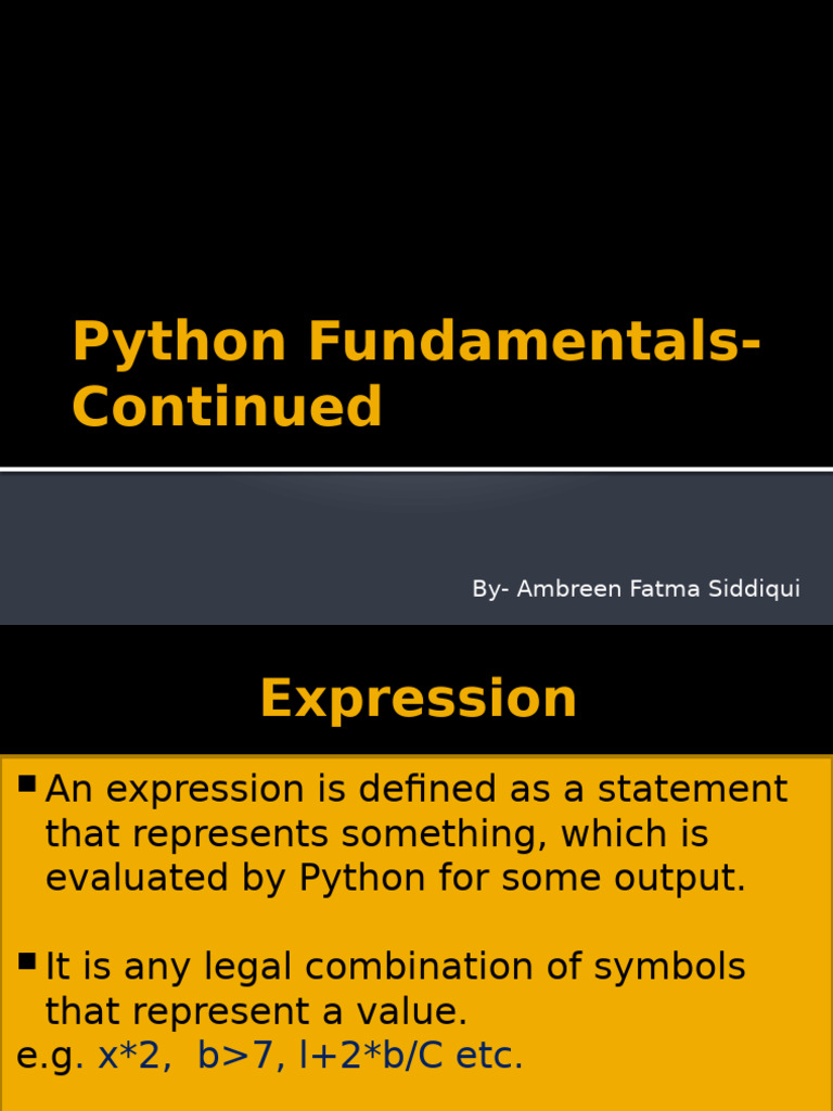15 Python Fundamentals Continued | PDF