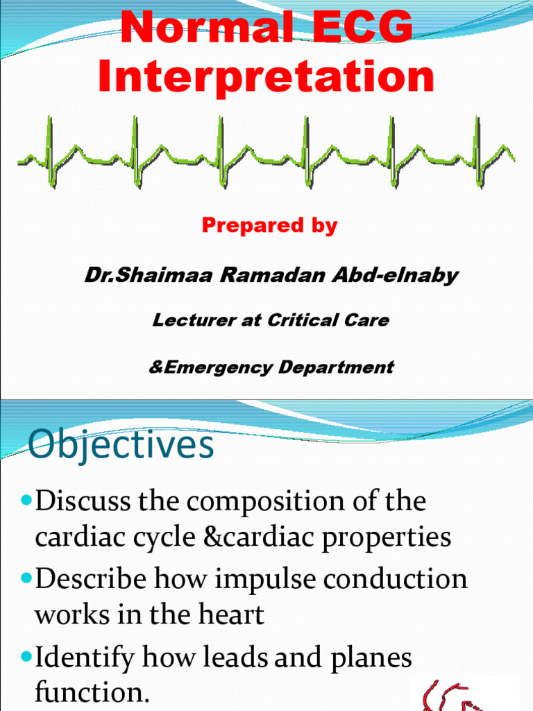 normal ECG interpretation 2022 | PDF