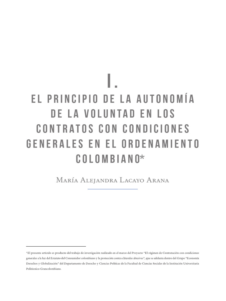 Principios de La Autonomia | PDF