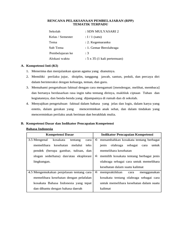Subtema 1 Pemb. 3 | PDF