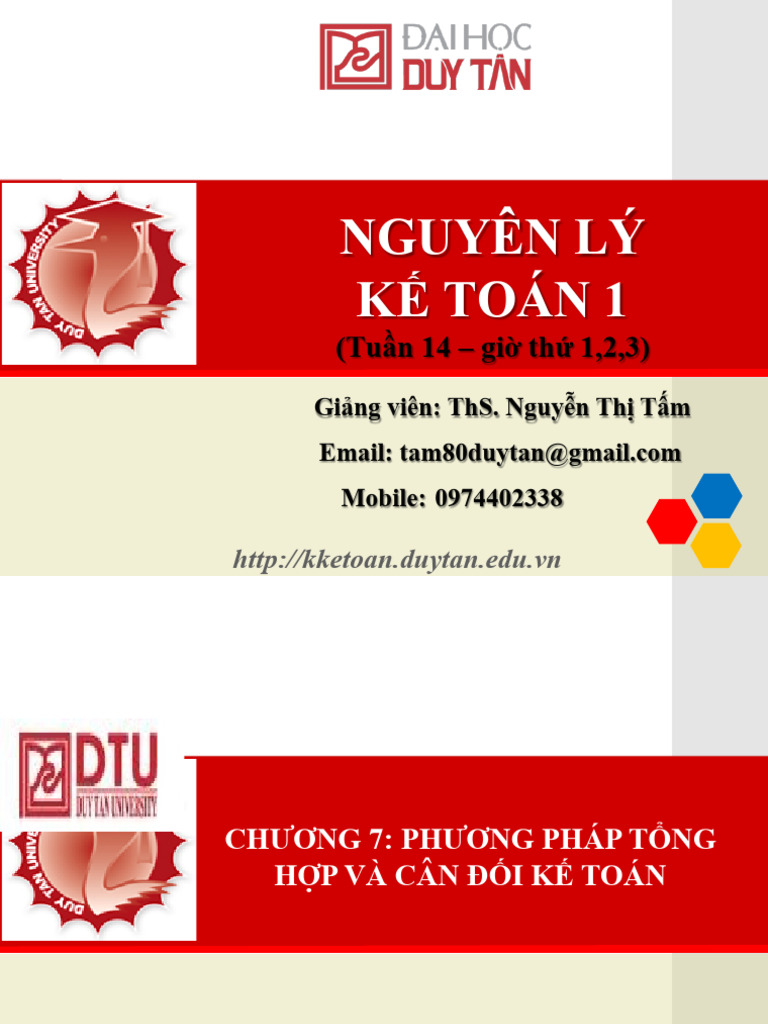 ACC 201 - Nguyen Ly Ke Toan 1 - 2021F - Lecture Slides - 14 | PDF