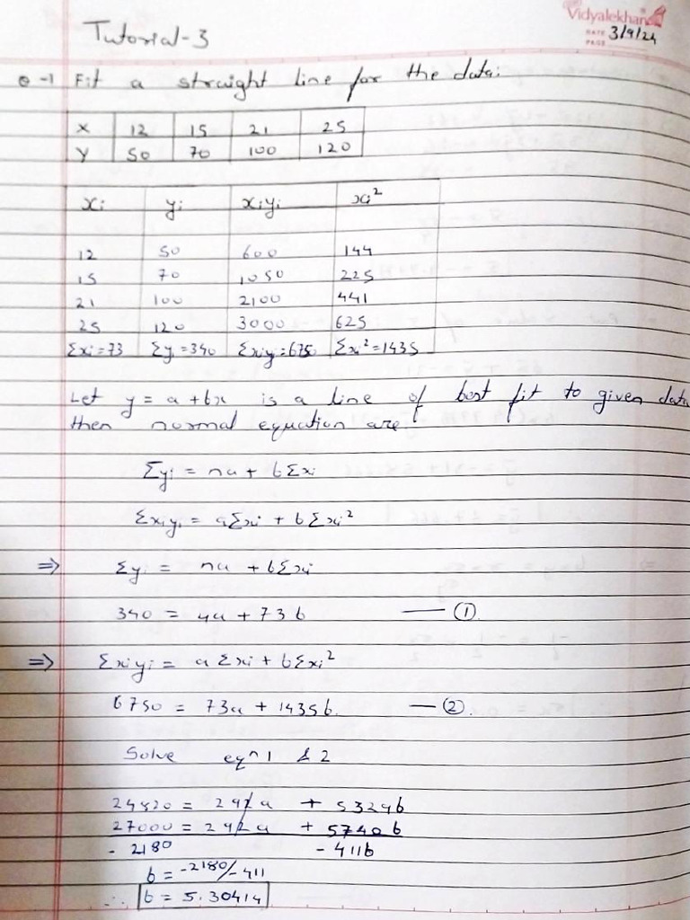 P&S Tutorial 3 | PDF