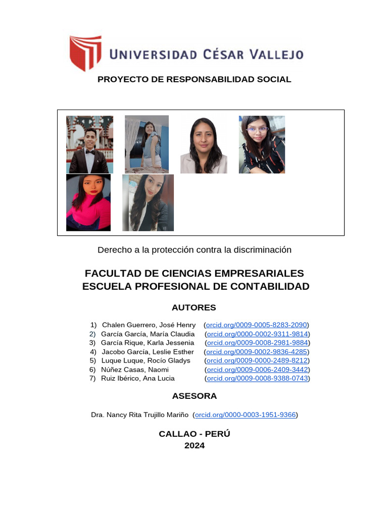 Proyecto de Responsabilidad Social | PDF