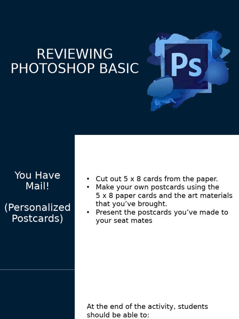 01.1-REVIEWING-PHOTOSHOP-BASIC | PDF