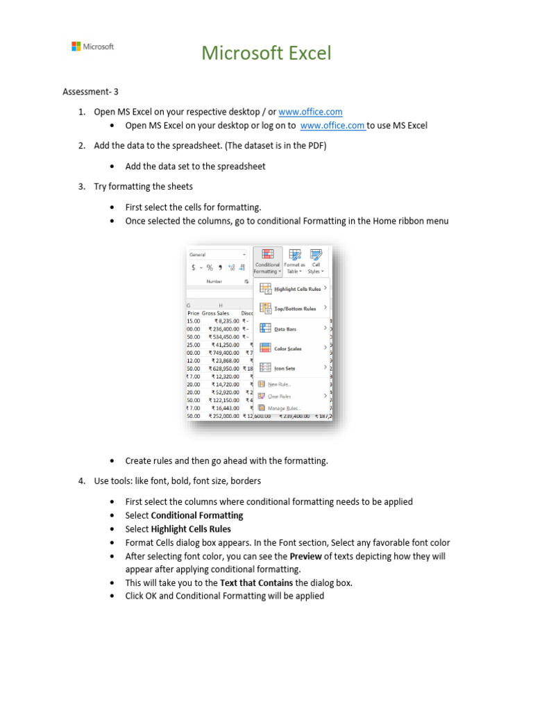 Excel 6 Solutions | PDF