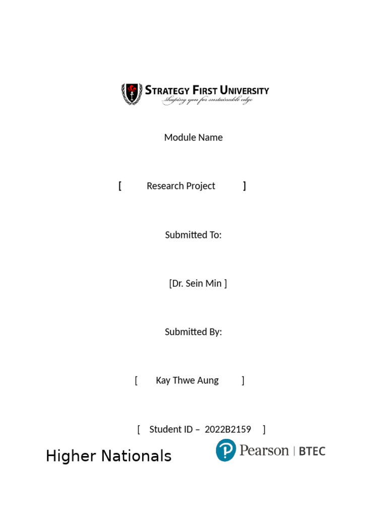 Kay Thawe Aung - 2022B2159-RP1 | PDF | Artificial Intelligence | Business