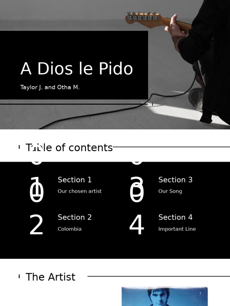 A Dios le Pido | PDF