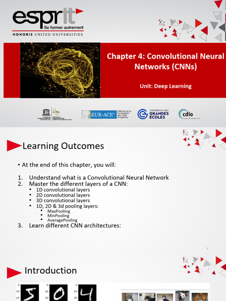 Chapter 4: Convolutional Neural Networks (CNNS) : Unit: Deep Learning | PDF