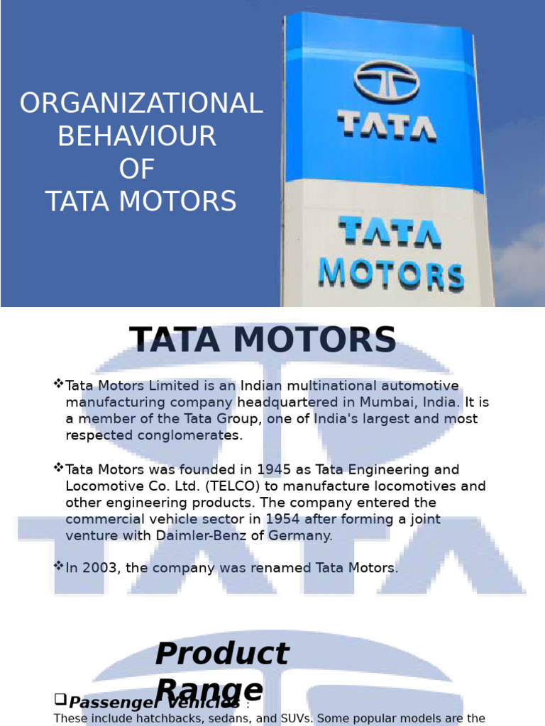 Tata Motors Ob | PDF