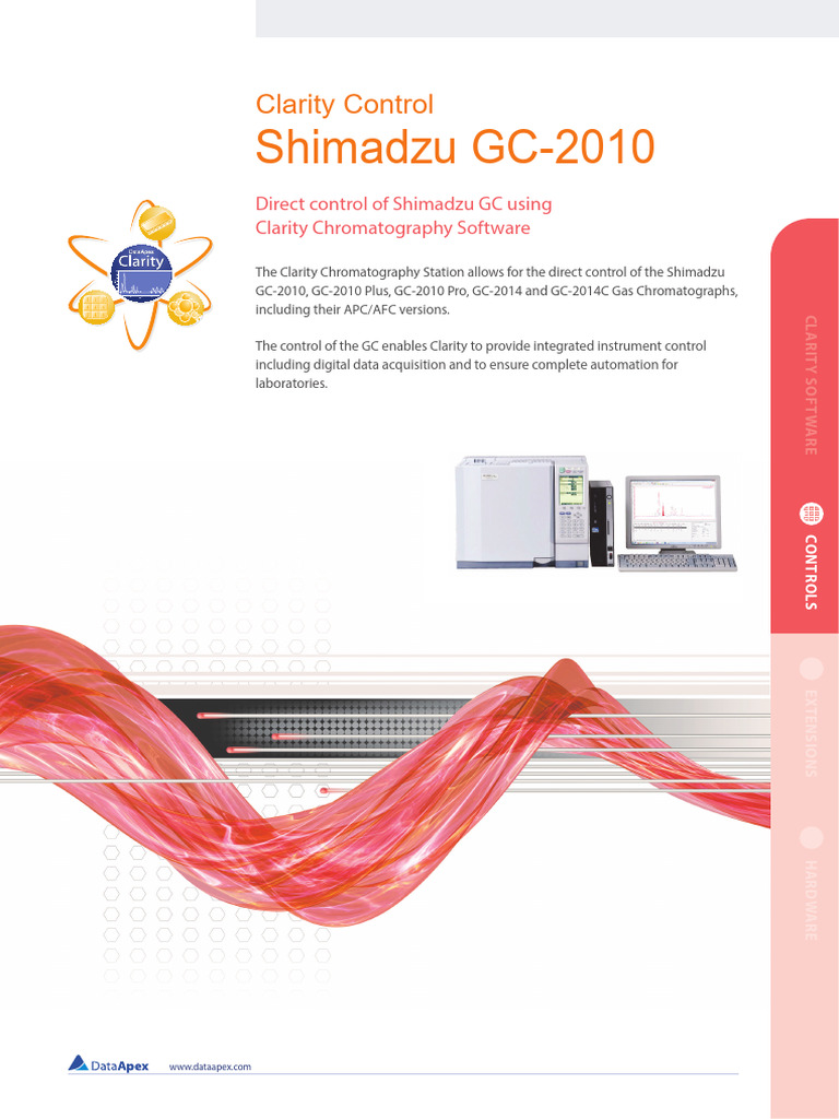 B021 Clarity Controls Shimadzu GC2010 | PDF