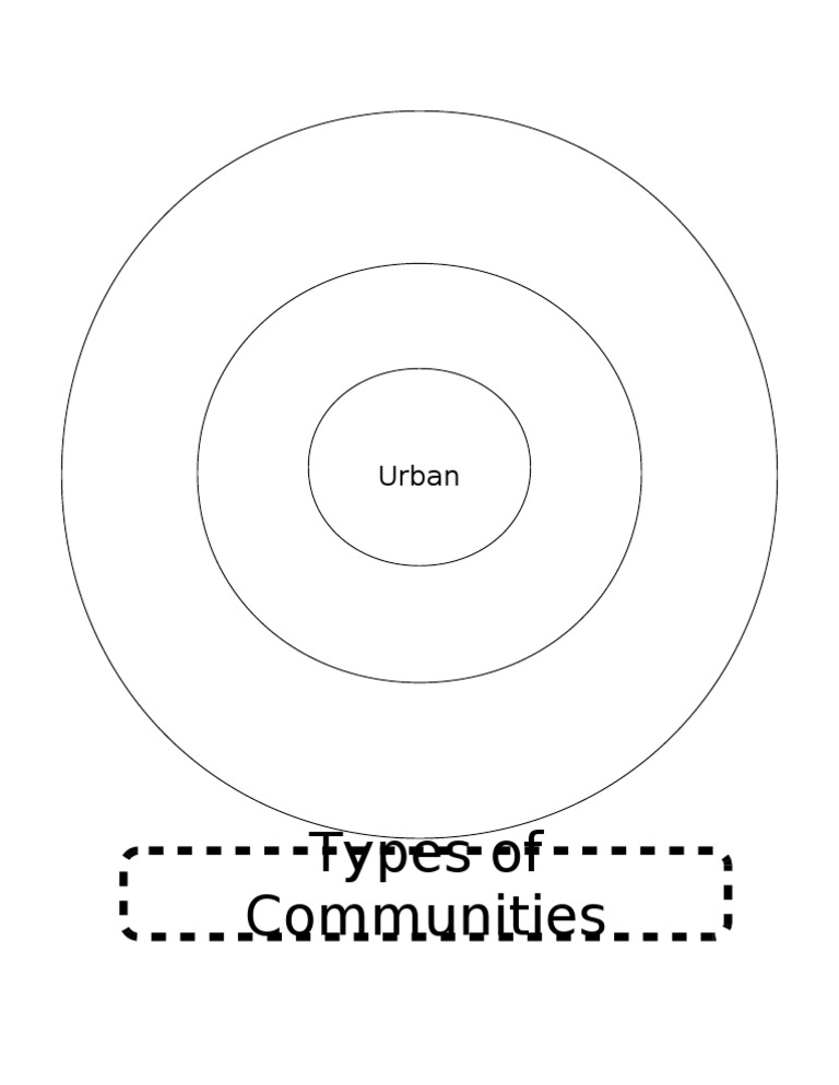 Communities Graphic Organizer | PDF | Social Science