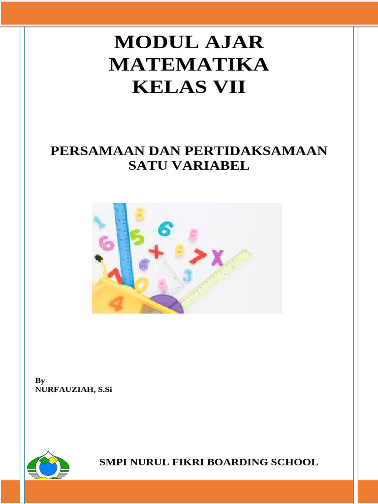 G - Modul Ajar PLSV Dan PTLSV | PDF