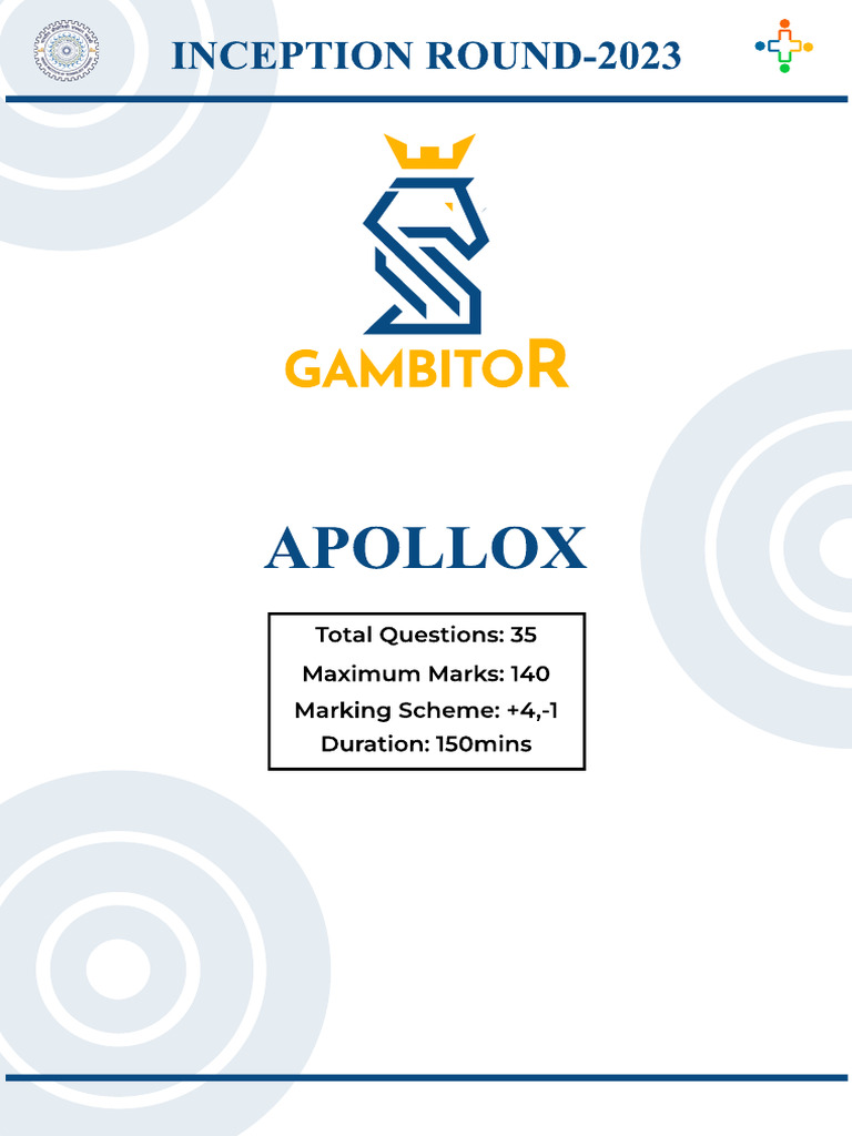 Apollox Inception'23 | PDF