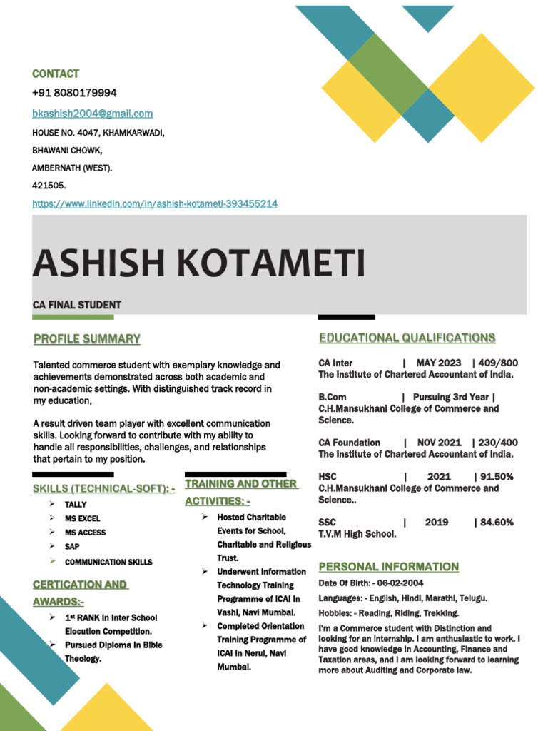 Ashish Resume... | PDF
