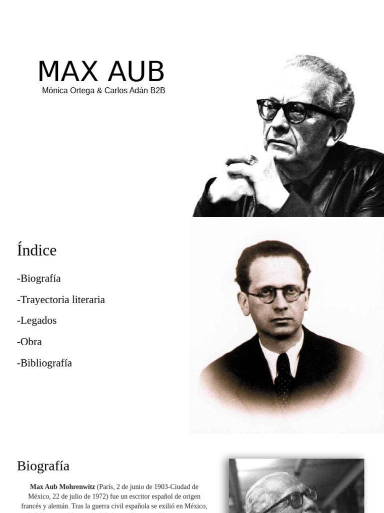 Max Aub | PDF