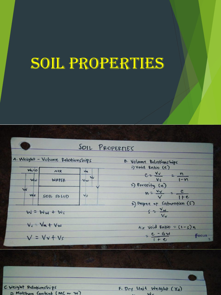 Soil Properties | PDF