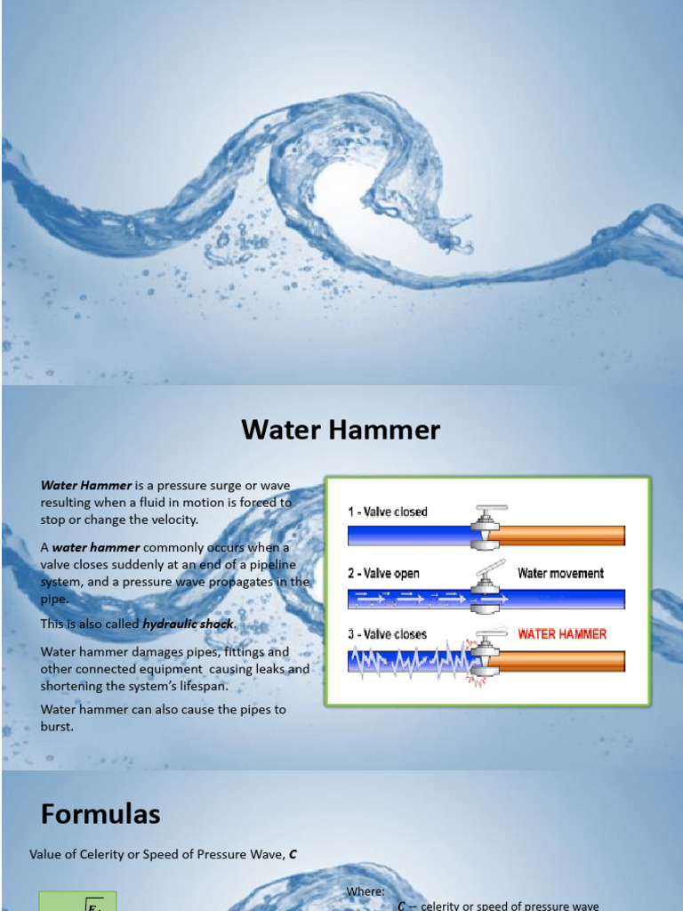 Water Hammer | PDF