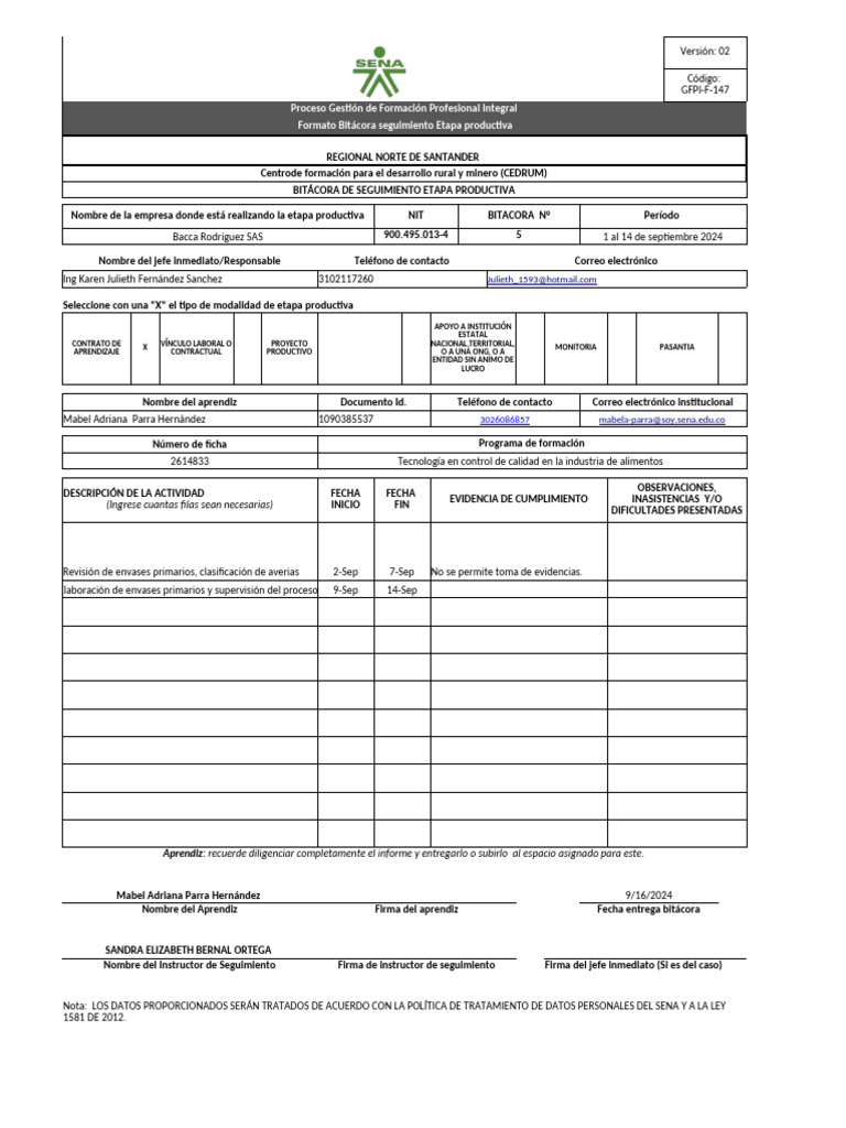 Bitacora 5 Mabel | PDF