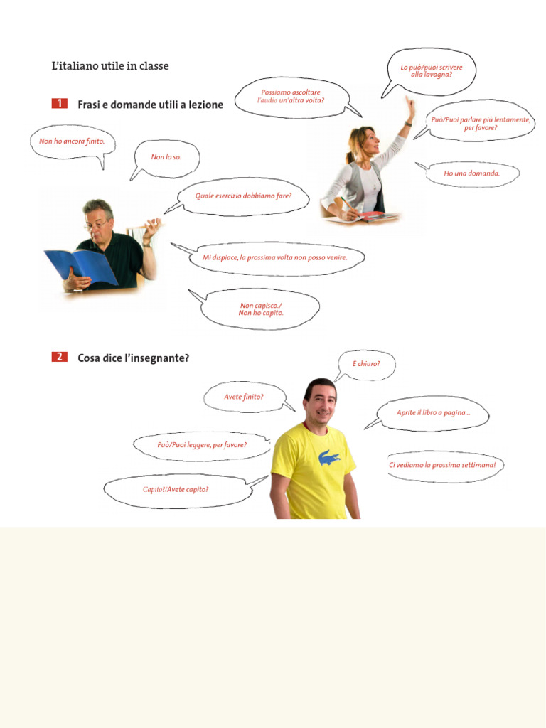 Frasi Utili Italiano | PDF