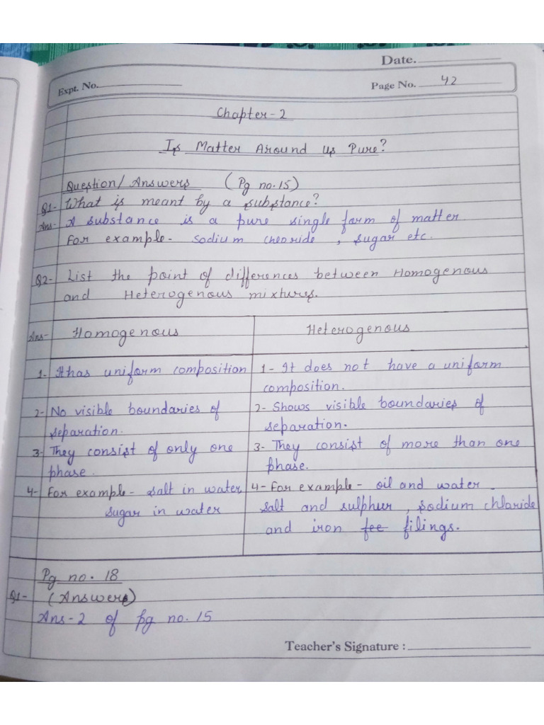 Science ch-2 | PDF