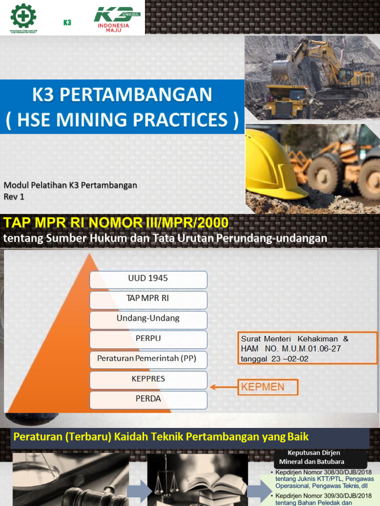 Modul K3 Pertambangan | PDF