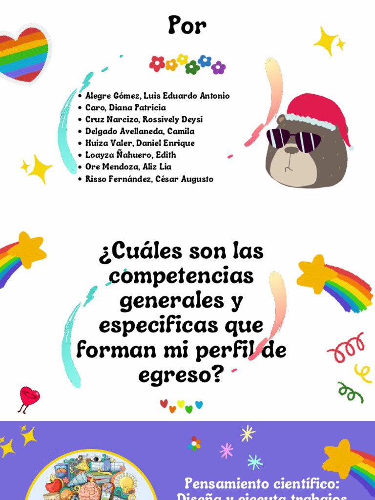 Competencias Generales y Específicas | PDF