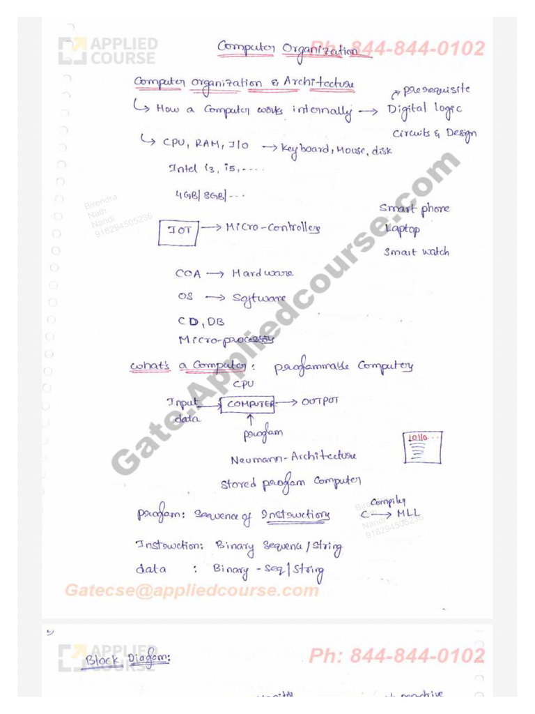 Comp Org Notes Pdf