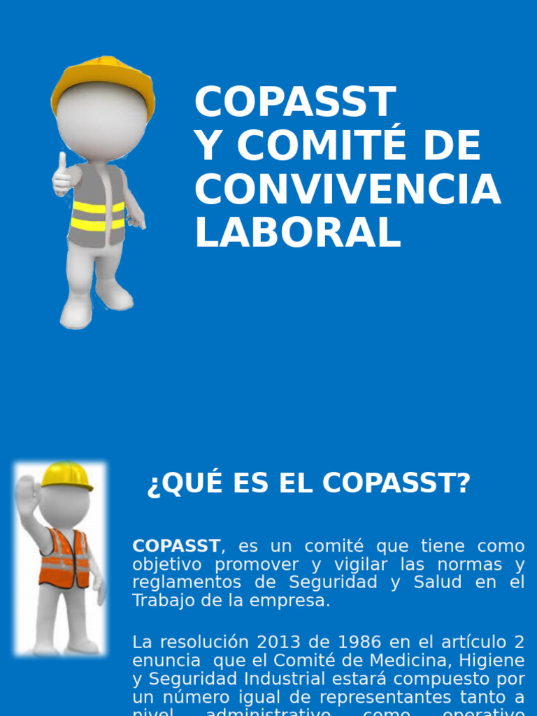 Copasst y Convivencia Laboral | PDF