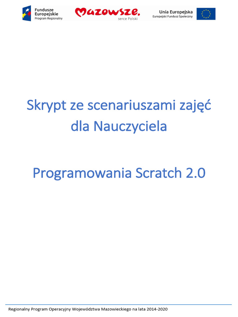 Skrypt Programowanie Scratch | PDF
