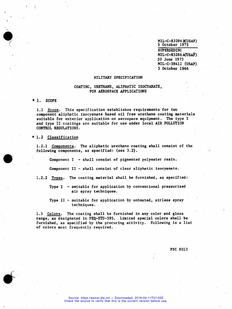 Mil C 83286 - Spec | PDF