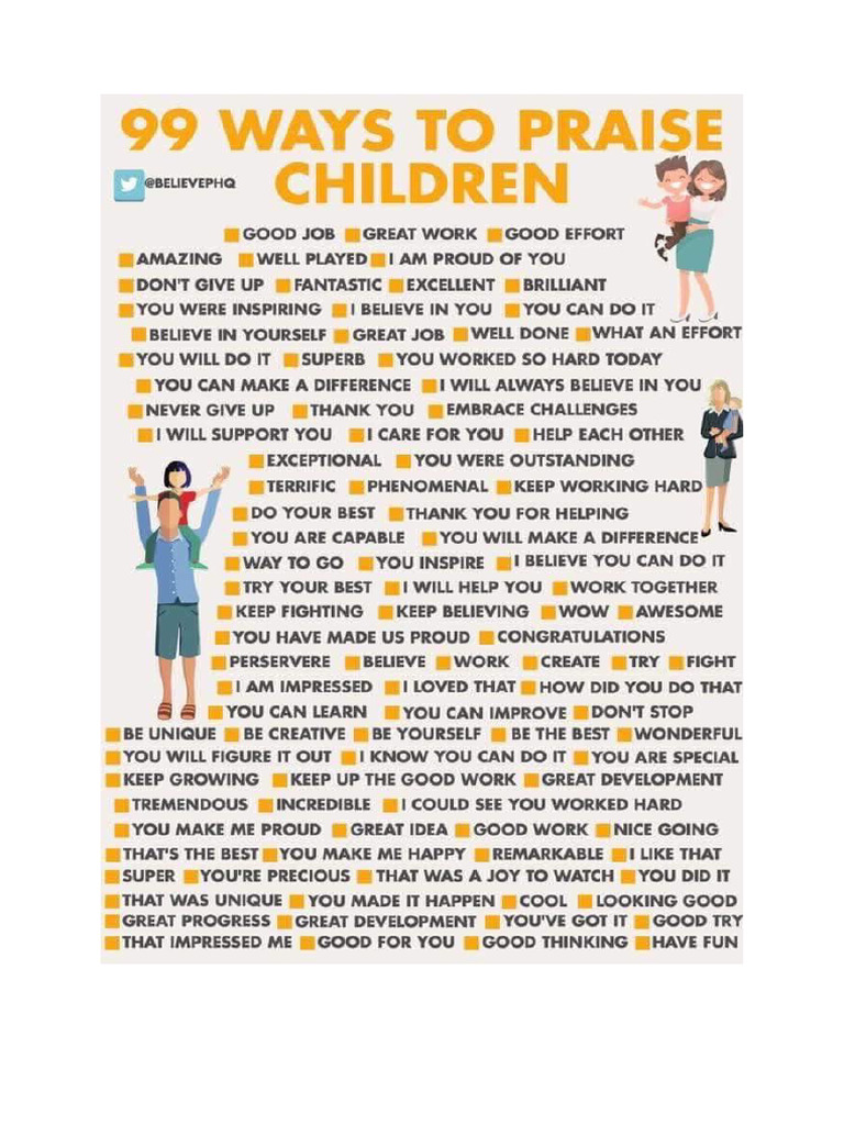 99 Ways To Praise Students | PDF