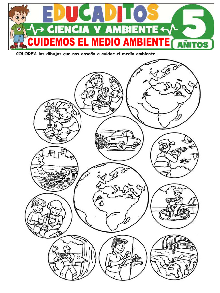 Cuidemos El Medio Ambiente para Ninos de 5 Anos | PDF