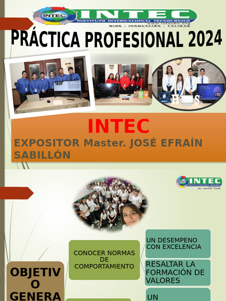 Practica Profes 2024 INTEC | PDF
