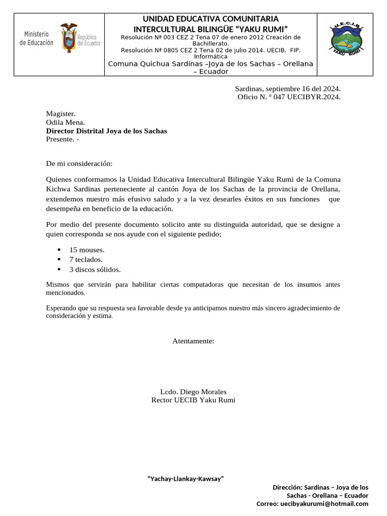 OFICIO-47-DECE | PDF