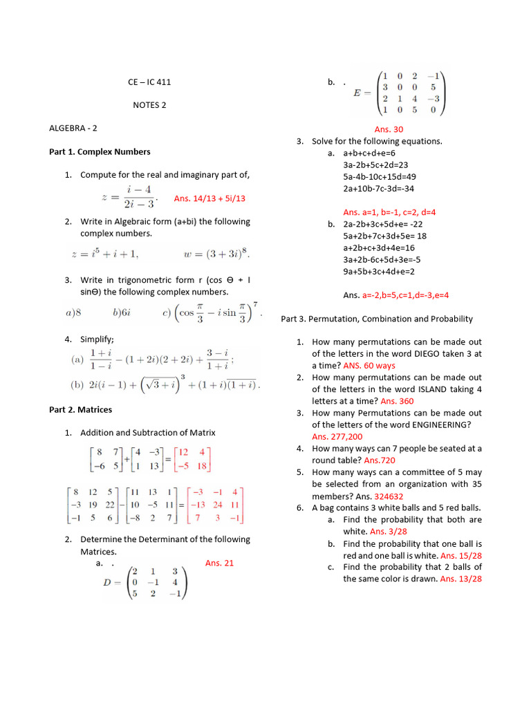 CE IC 411 Notes 2 | PDF