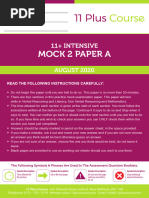 CGP 11+ Verbal Reasoning Sample Test | PDF | Standardized Tests | Tests