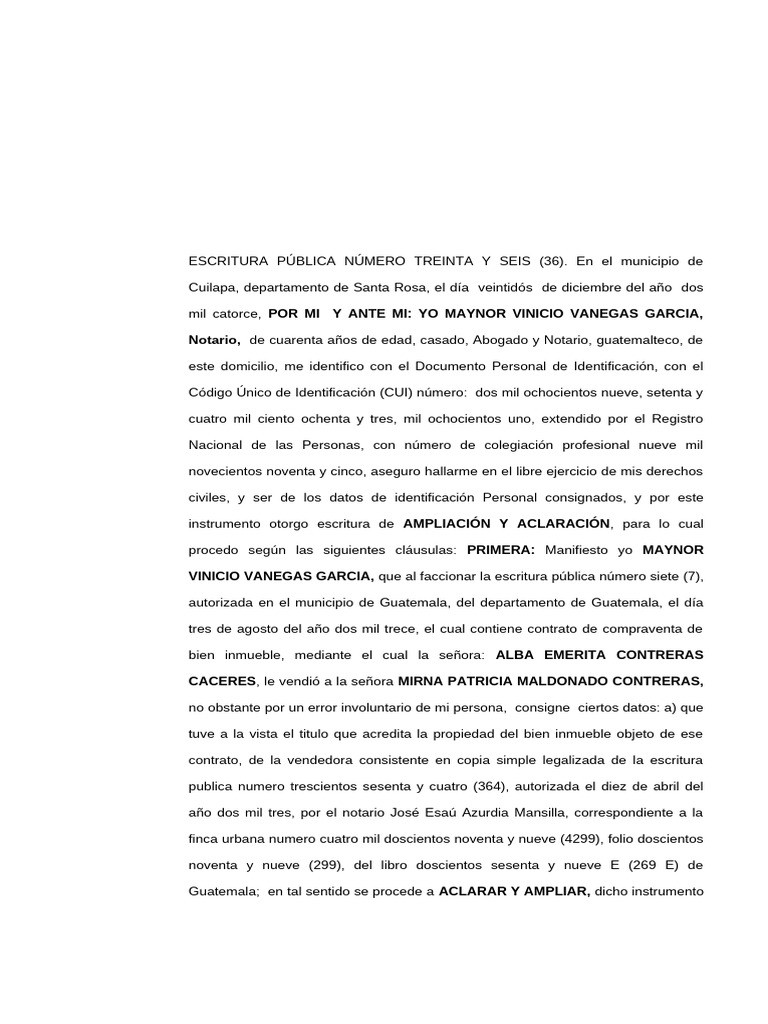 Ampliacion Por Mi y Ante Mi Doña Maria Consuelo | PDF