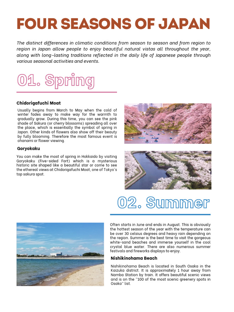 Four Seasons of Japan | PDF