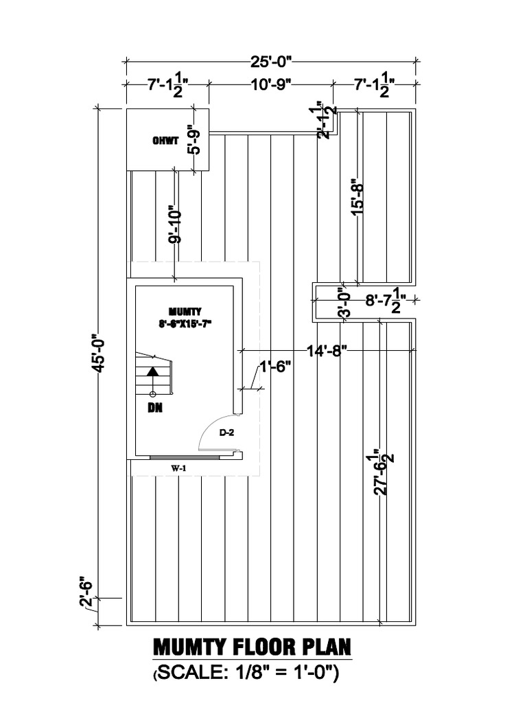 AutoCAD GRADED Task 1 Mumpty Plan | PDF