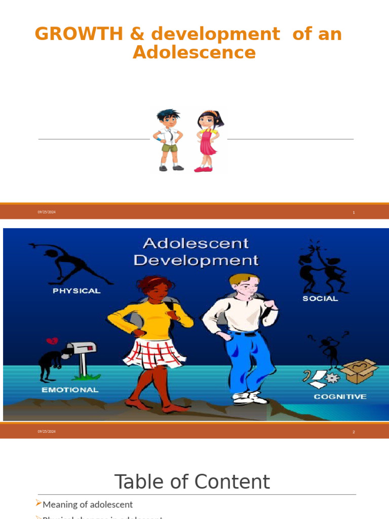 Developemtntal Task of Adolescent | PDF