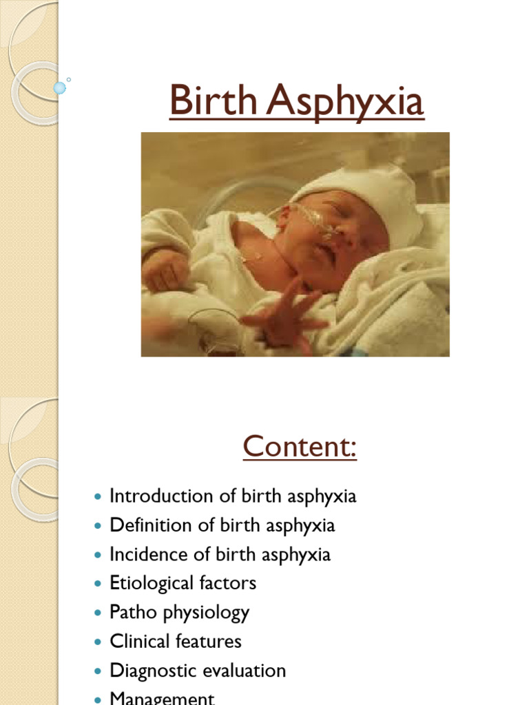 Birth Asphyxia | PDF
