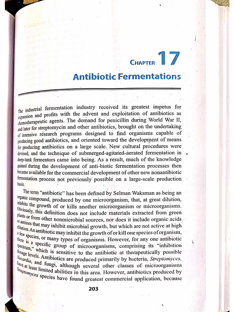 Antibiotic Fermentation | PDF