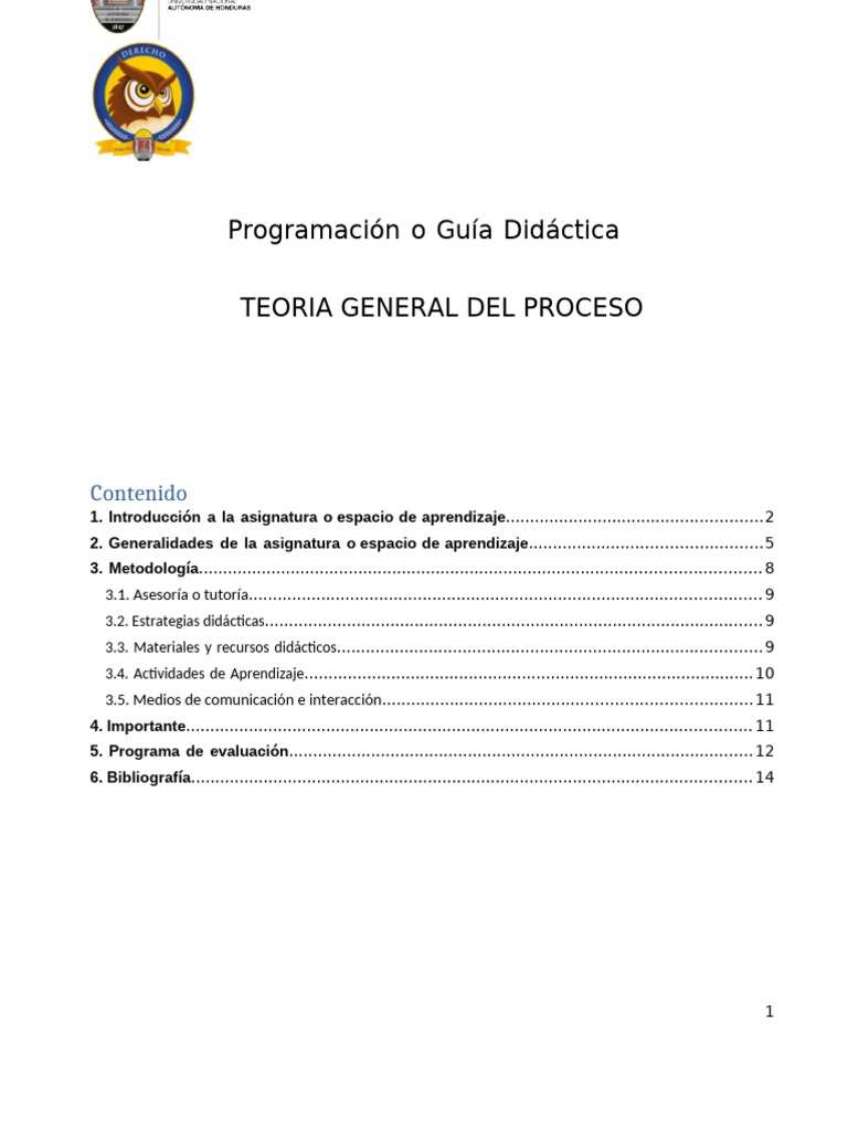 Programación Didactica PDF | PDF
