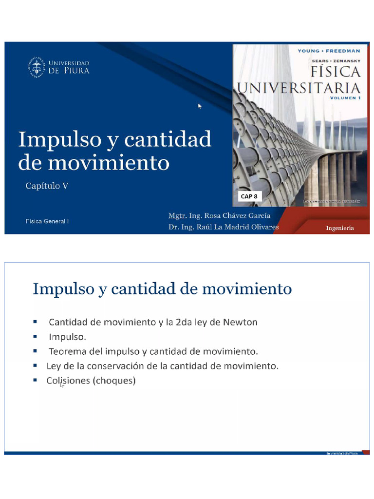 Impulso y Cantidad de Movimiento | PDF