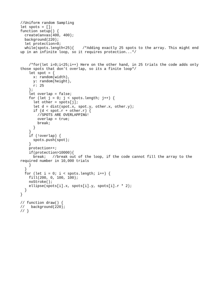 Uniform Random Sampling | PDF