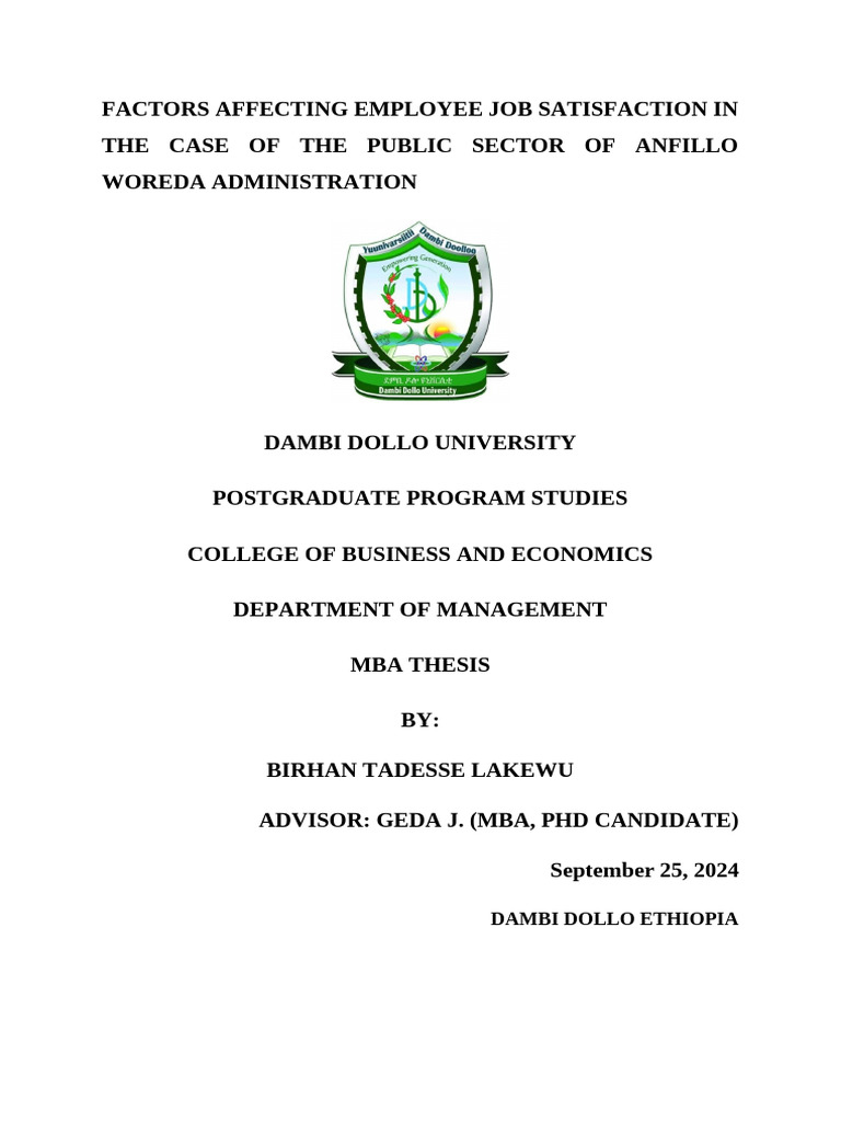 Birhan Tadase 2024 2nd draft | PDF